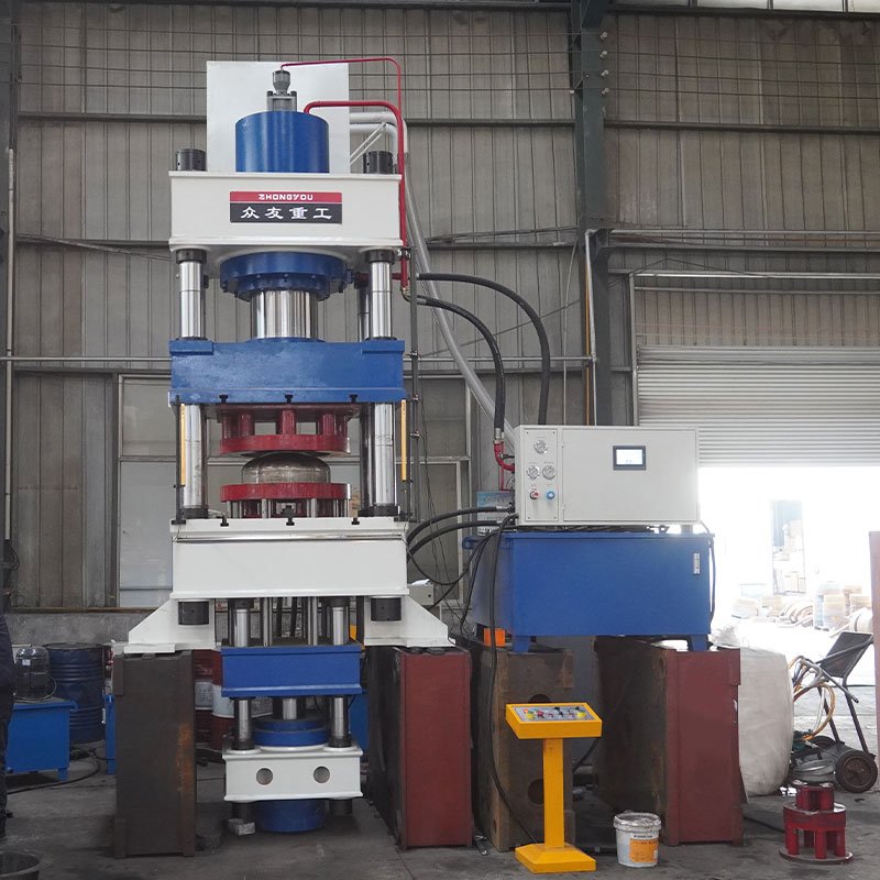 500-Ton Gas Storage Tank Head Stretching Hydraulic Press | Hydraulic ...