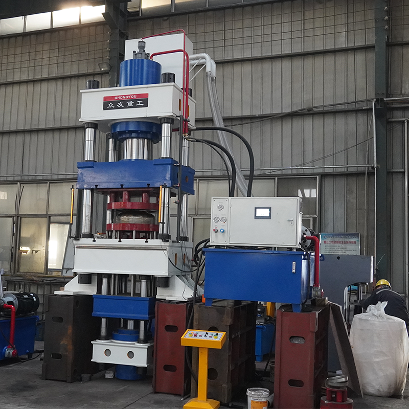 500-Ton Gas Storage Tank Head Stretching Hydraulic Press | Hydraulic ...