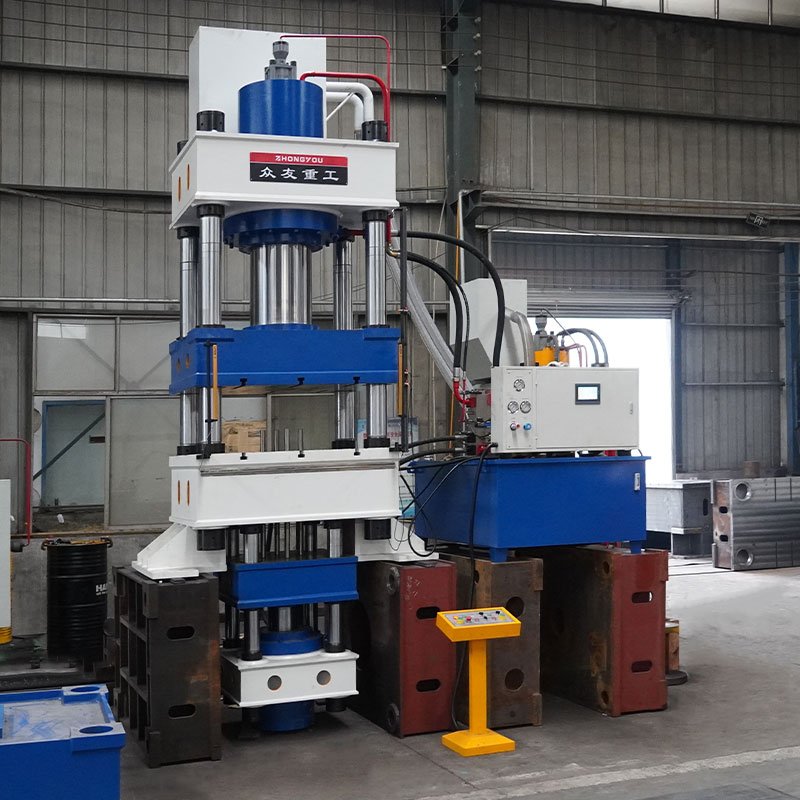 500-Ton Gas Storage Tank Head Stretching Hydraulic Press | Hydraulic ...